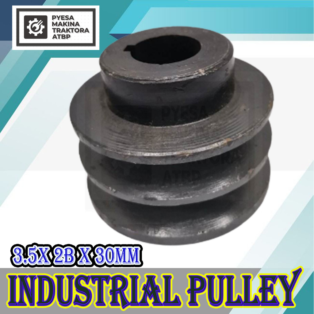 Heavy Duty Industrial Pulley Pulya 3.5 x 2b x 30mm | Shopee Philippines