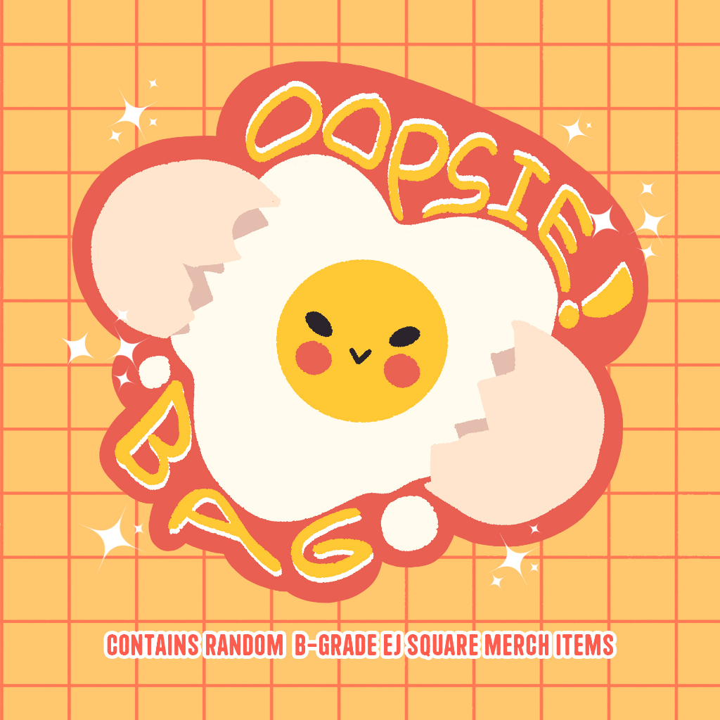 EJ SQUARE OOPSIE BAGS STICKERS AND PINS | Shopee Philippines