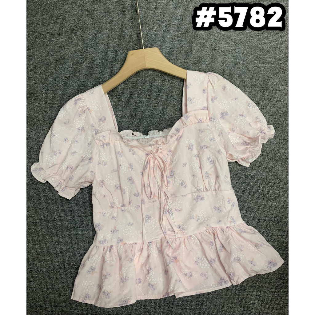 women's fashion causal elegant floral square neck proof sleeve slim fit ...