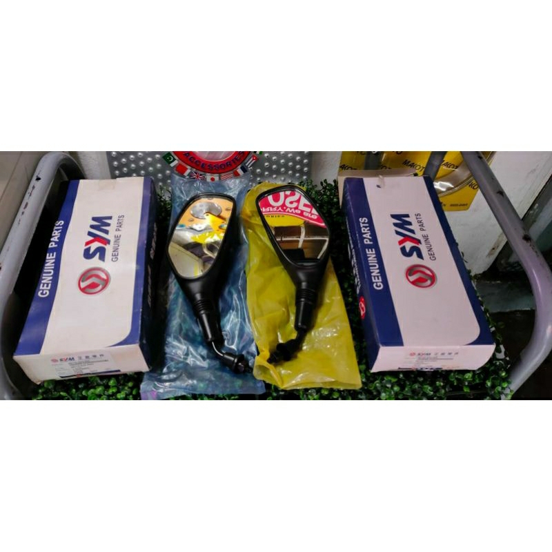 SYM JET 100, ALPHA, EURO ORIG SYM STOCK SIDE MIRROR PAIR BRAND NEW ...
