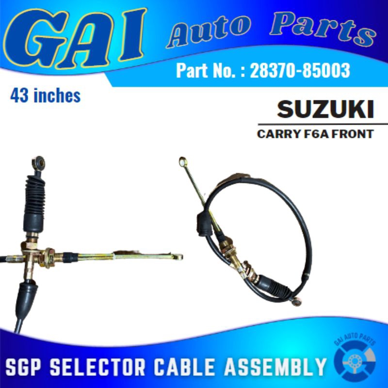 Selector Cable Assy 43inches for SUZUKI Carry F6A Front (28370-85003 ...