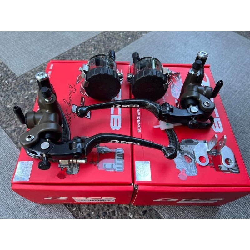 RCB RS1 Forged Carbon Brakemaster Lever Set 17mm For Nmax, Aerox, Xmax ...