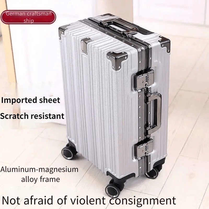[Premium Luggage Bag] 20-24" inch aluminum alloy frame anti-theft ...