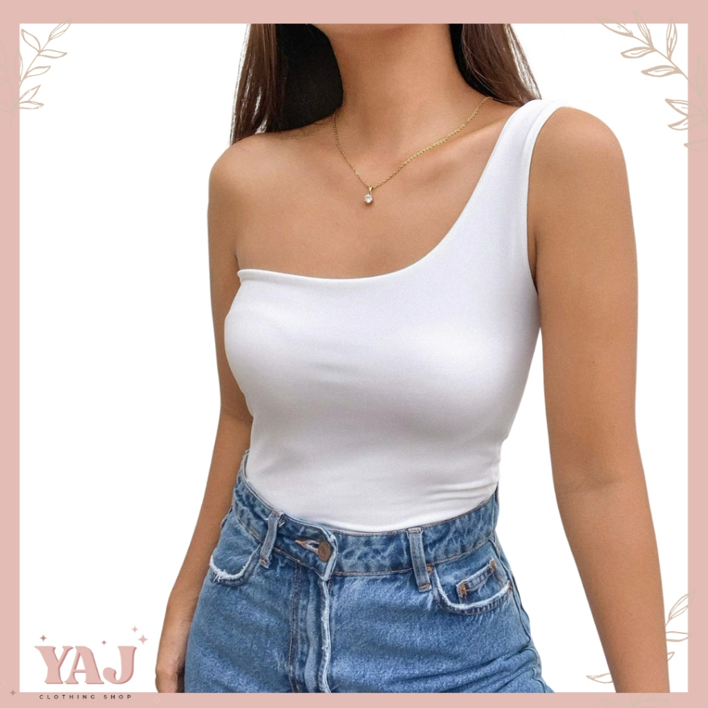 YAJ Luna Venus Cut Double Lined Top | Shopee Philippines