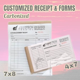 CARBONIZED BUSINESS FORM AND RECEIPTS available in sizes / Customized ...