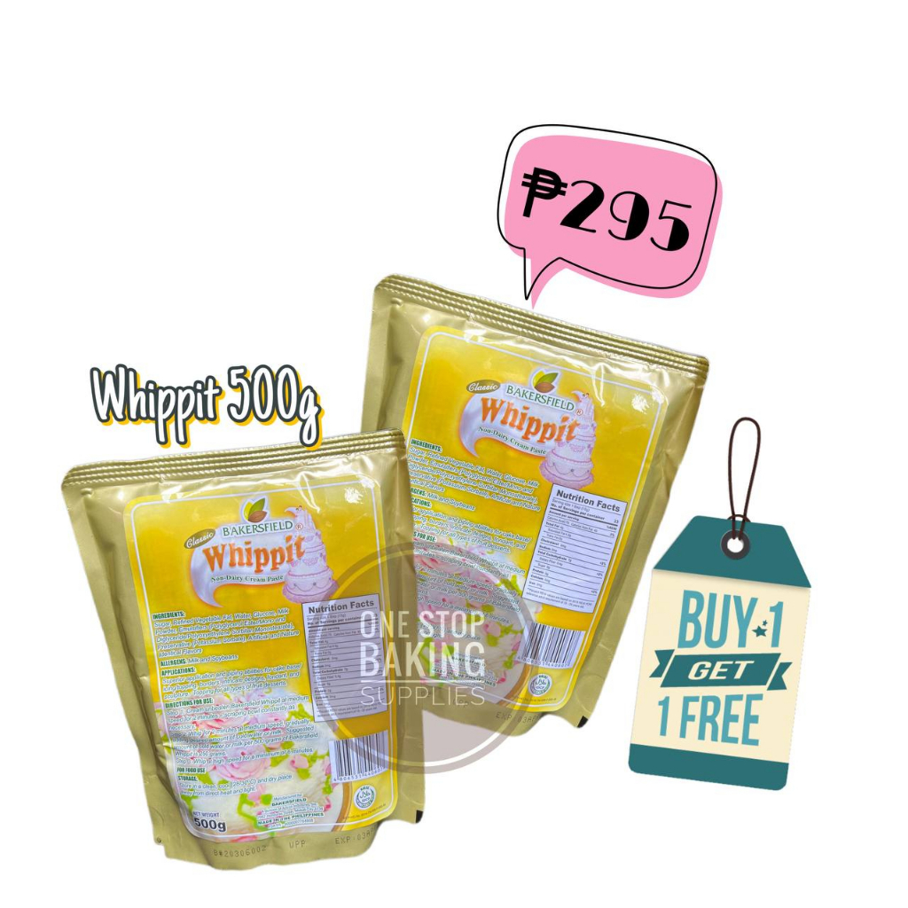 Whippit Classic 500g - (BUY 1 TAKE 1) EXPIRY-April 2024 | Shopee ...