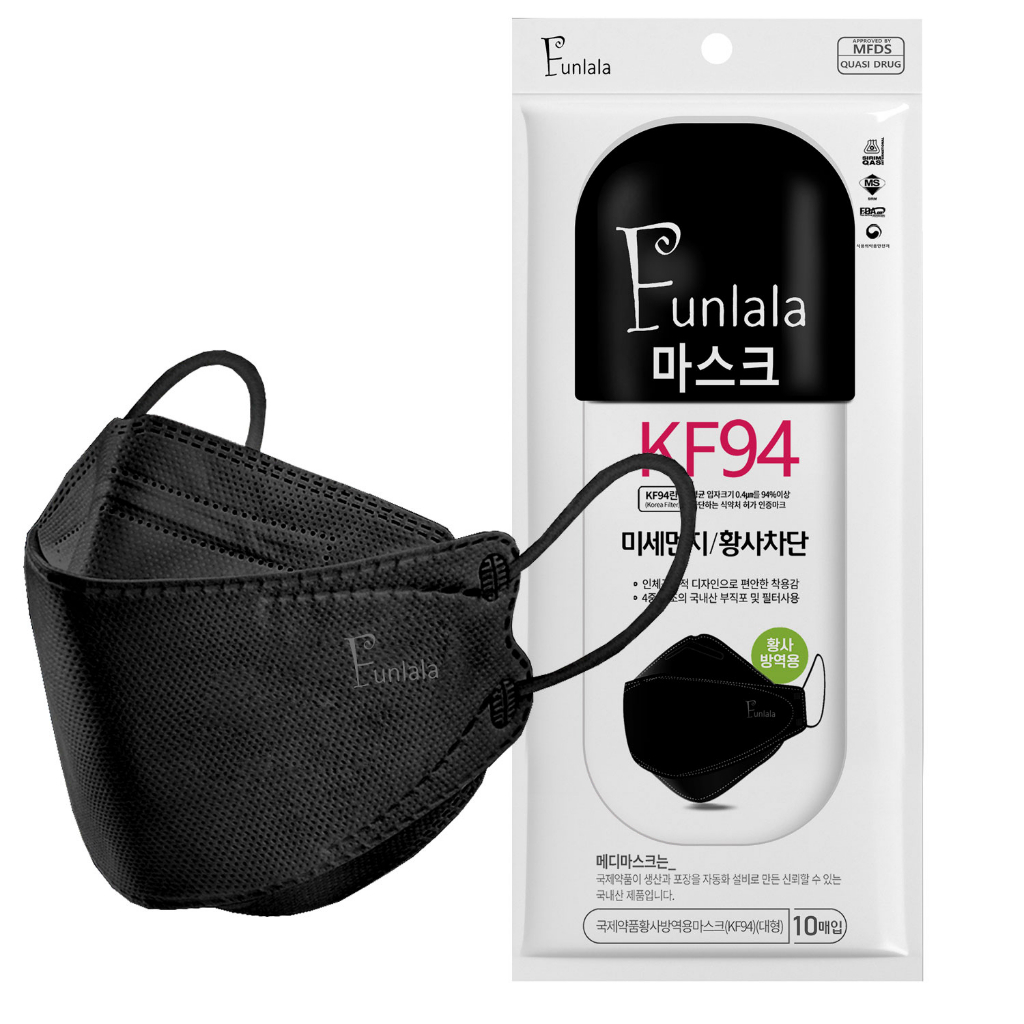 KF94 Mask original 10 pcs korea KF94 Respirator Face Mask Reusable ...