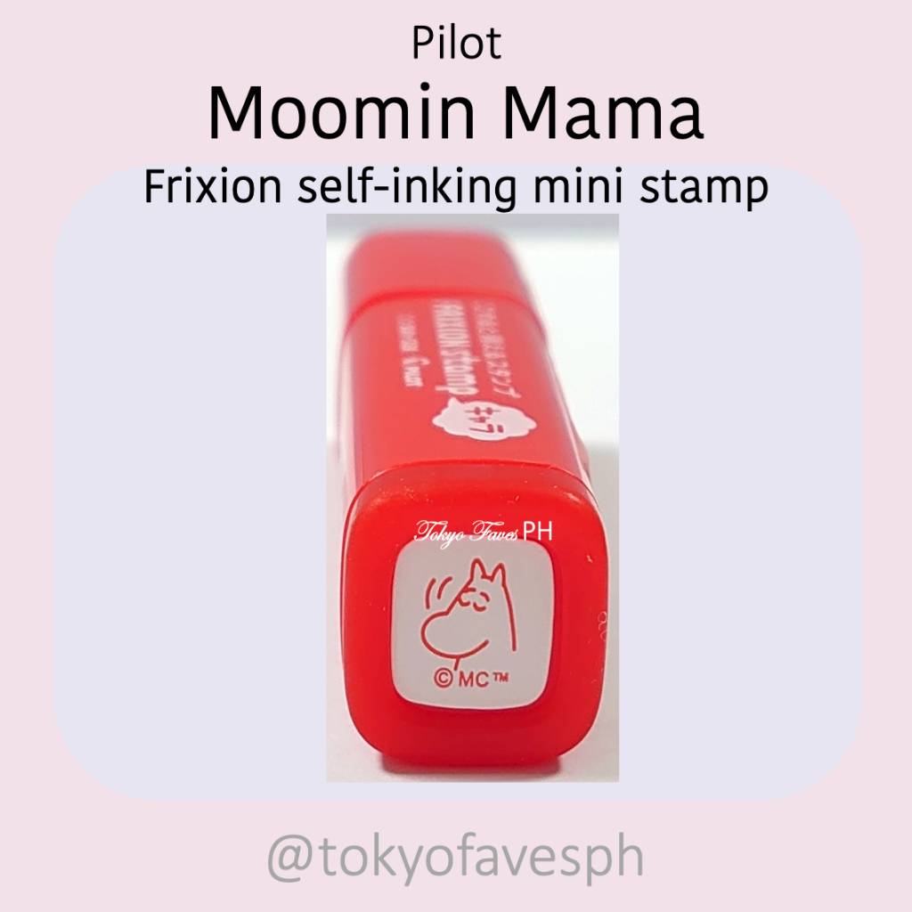 Moomin Pilot Frixion self-inking mini stamp | Shopee Philippines