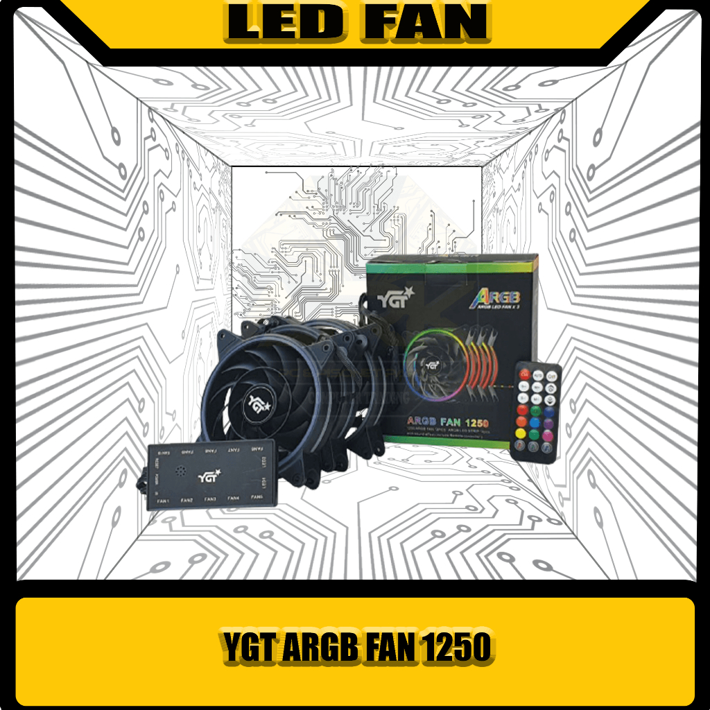 YGT ARGB Fans 3in1 Kit | Shopee Philippines
