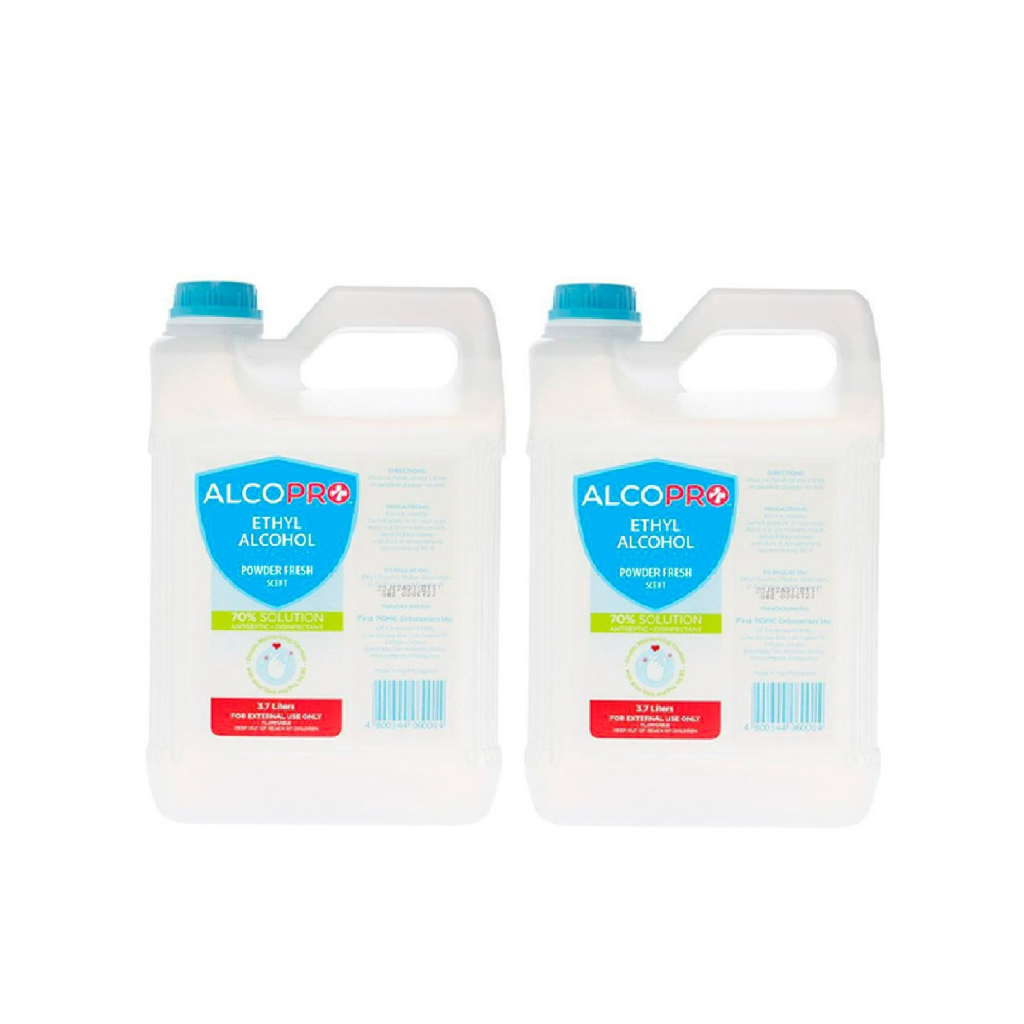 Bundle of 2 AlcoPro 70% Ethyl Alcohol Powder Fresh Scent 3.7L | Shopee ...