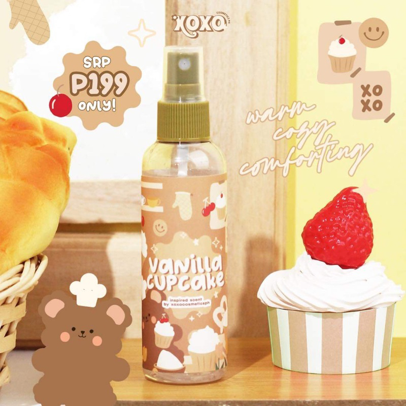 XOXO COSMETICS PERFUME VANILLA CUPCAKE 100ML | Shopee Philippines