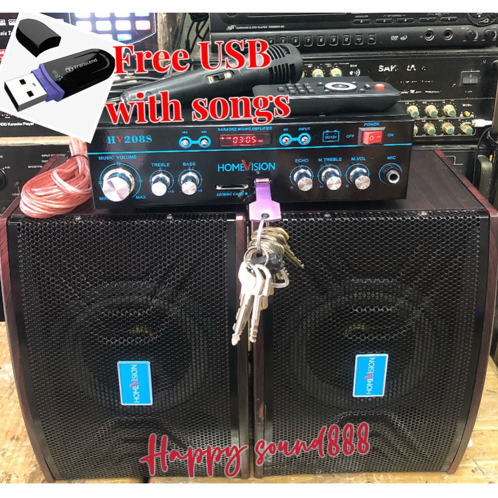 Homevision/Lexing/Megapro Micro Component System [Speaker +Amplifier ...