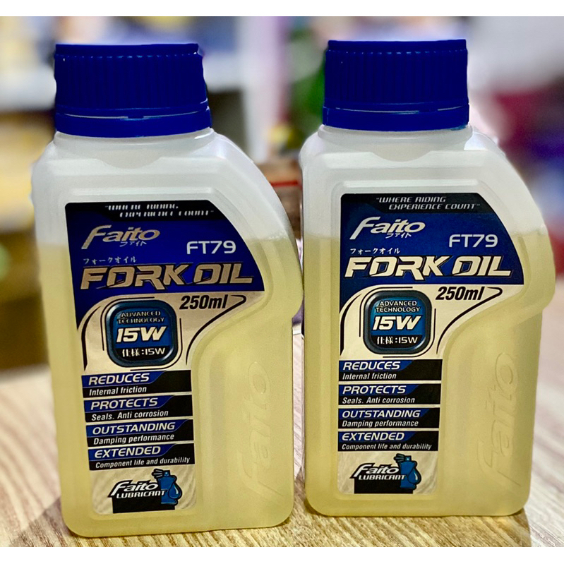 FAITO RACING FORK OIL 15W 250ML | Shopee Philippines