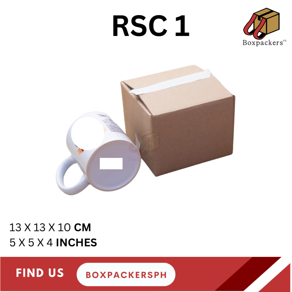BOXPACKERS PH RSC1 Box - 1 13 X 13 X 10 CM Kraft Corrugated Carton Shipping Regular Box LOWEST ...
