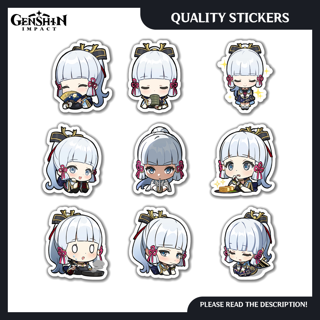 Kamisato Ayaka - Genshin Impact Emoji Stickers | Shopee Philippines