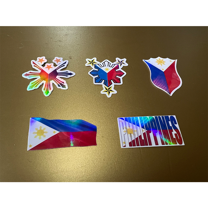 Philippine Flag Sticker SMALL SAMALL SIZE Printed High Quality ...