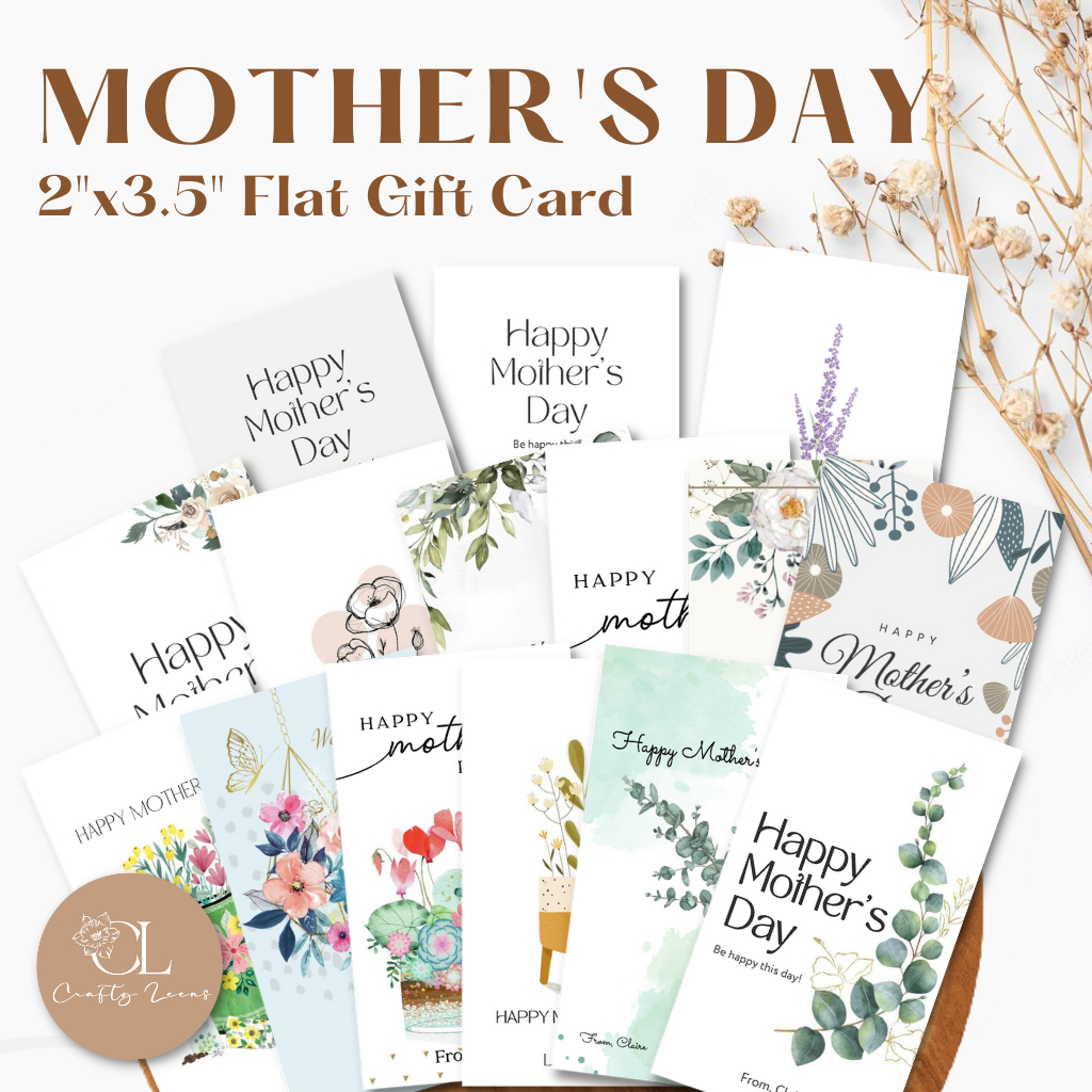 Happy Mother's Day - Personalized / Customized Gift Card Message Card ...