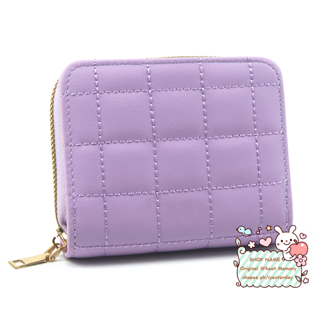 Korean Plain Design Fashion ladies 2in1 Mini Wallet Coin Wallet and ...