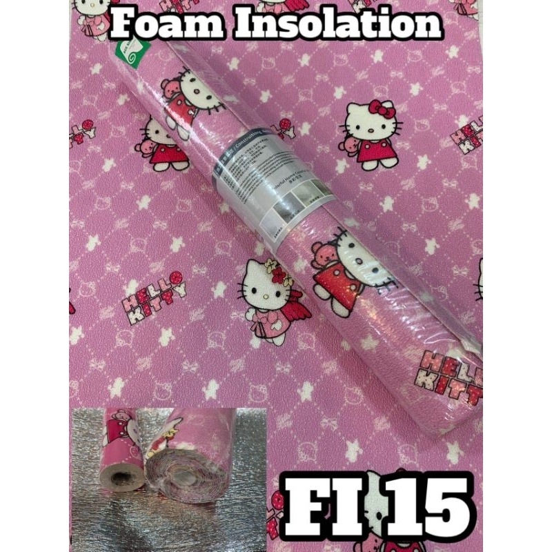 Aceking Wallpaper Foam Flax Linen Insulation Type Wallpaper PVC Self ...