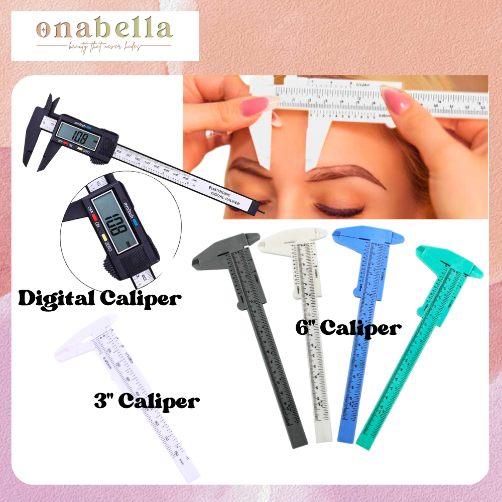 Caliper Ruler for Permanent Tattoo Measure Plastic Vernier Caliper ...