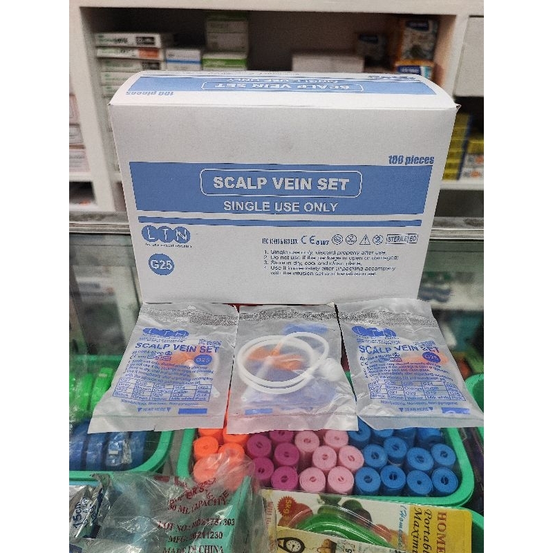 Butterfly - Scalp Vein Set G25 (Color Orange) - Sold per piece | Shopee ...