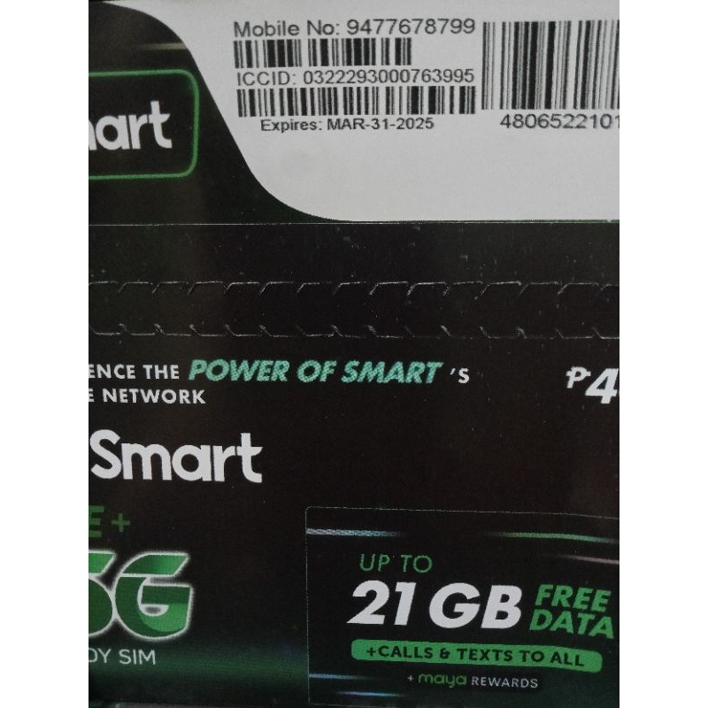 Smart number good number series 0947 | Shopee Philippines