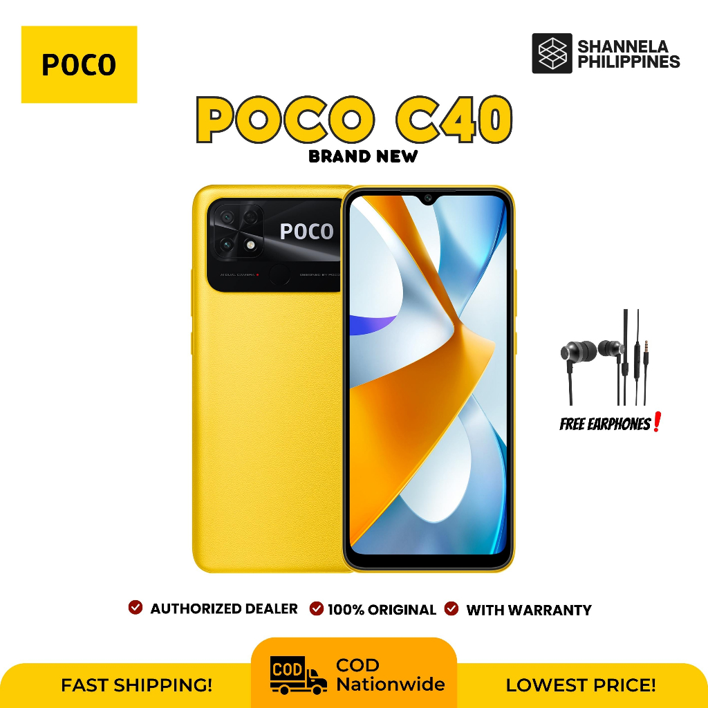 Xiaomi POCO C40 Smartphone | 3GB+32GB 6.71" Display | 6000mAh Battery ...