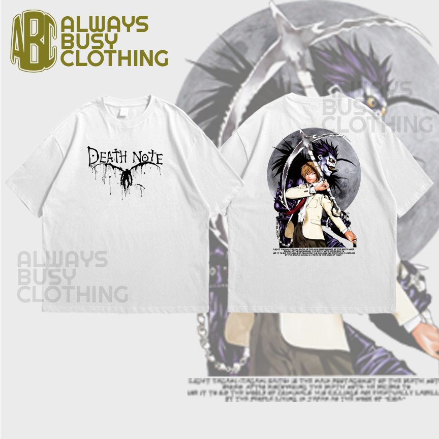DEATH NOTE V3 LIGHT YAGAMI ANIME HIGH QUALITY UNISEX TSHIRT | Shopee ...