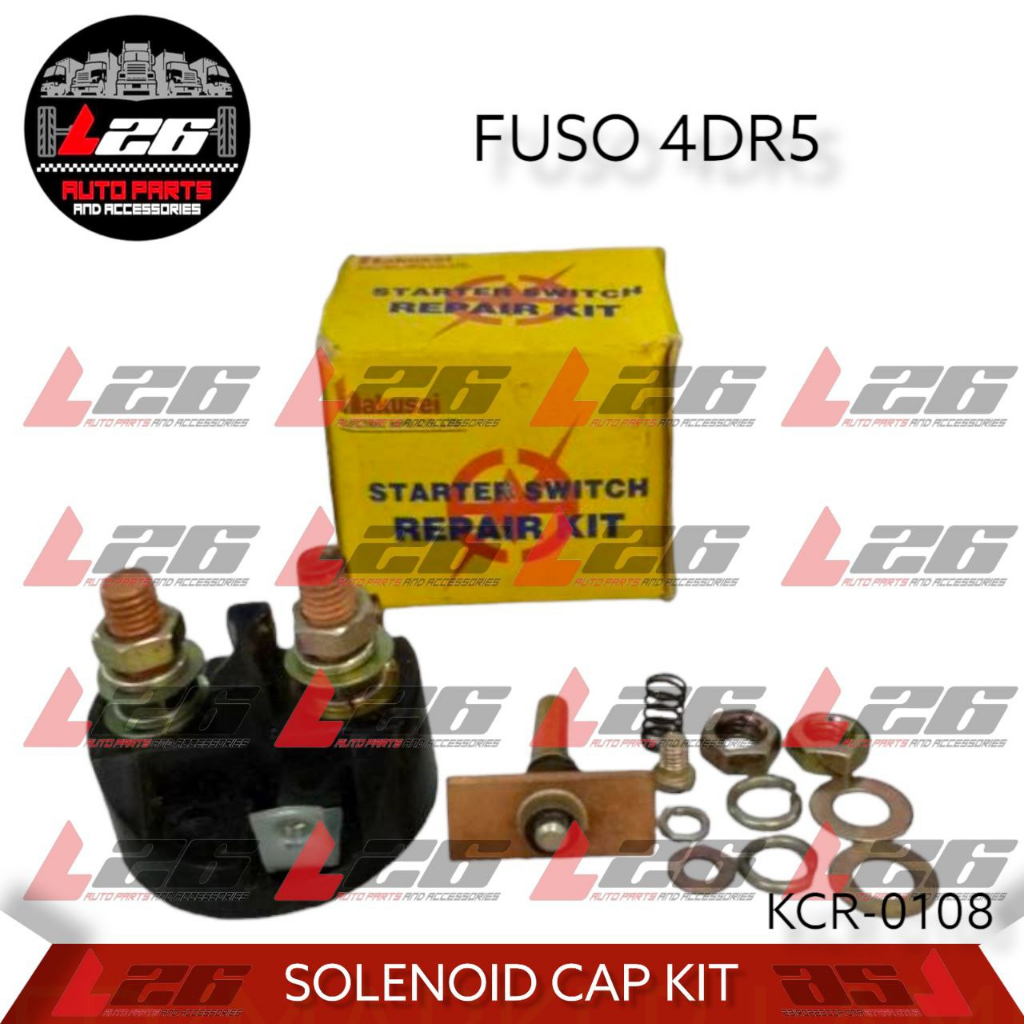 Fuso 4DR5 STARTER SWITCH REPAIR KIT RELAY SOLENOID CAP KIT KCR-0108 ...