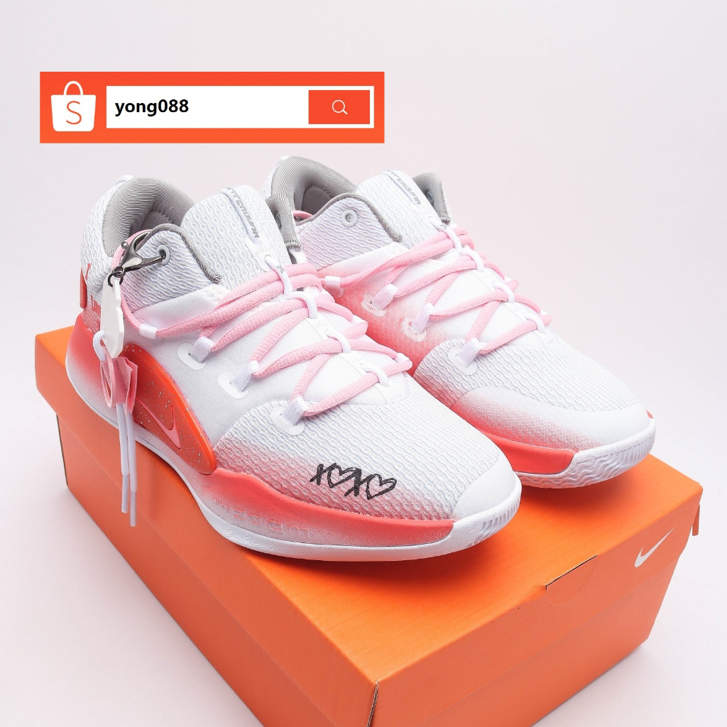 100% Original Nike NK Hyperdunk X low EP actual combat White Pink Sport ...