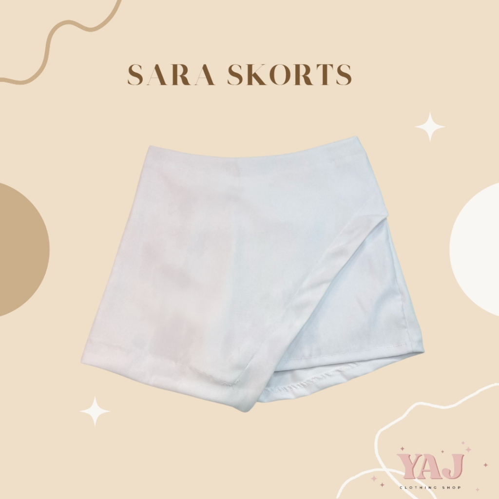 YAJ Sara Simple Skorts. Korean-Inspired Style | Shopee Philippines