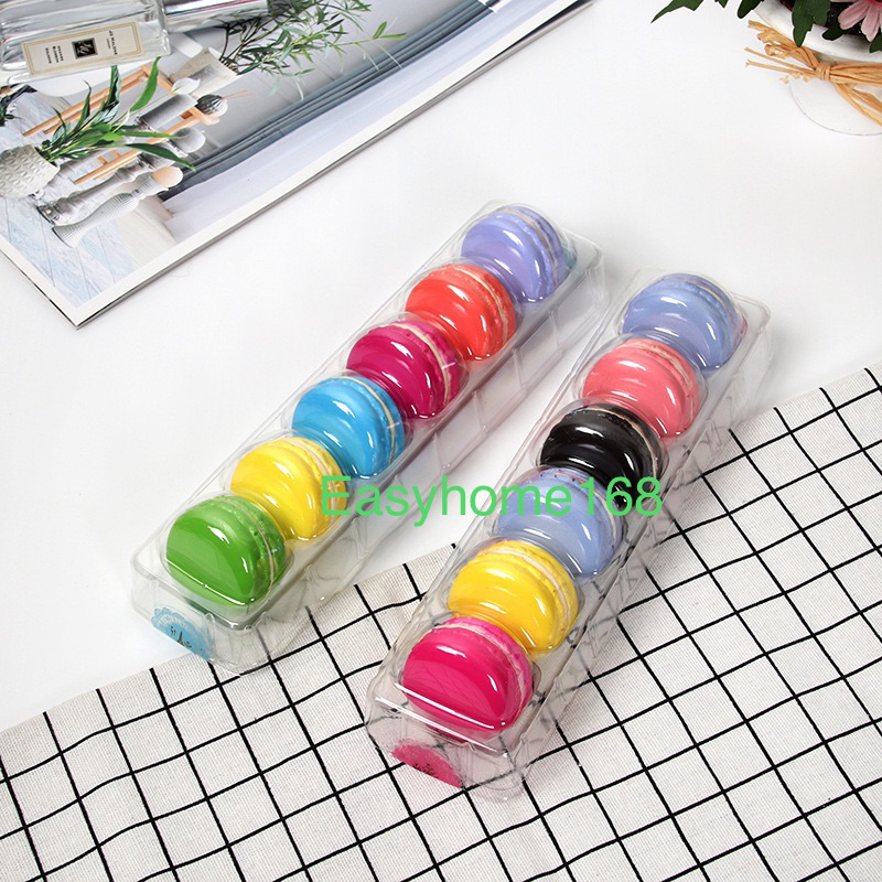 5pcs Macaron Clamshell Container Macaroon Dessert Box | Shopee Philippines