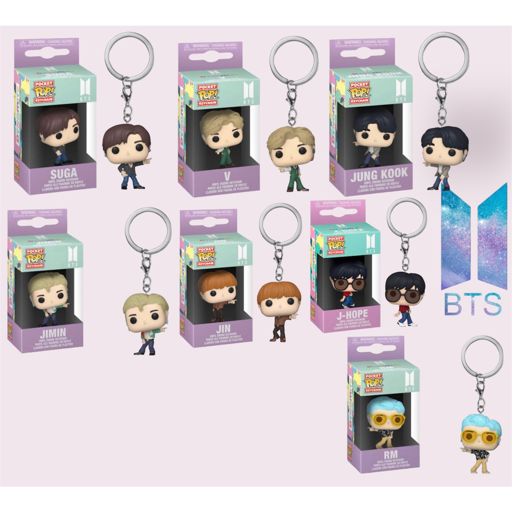 BTS - Pocket Pop Keychain (Suga, V, Jimin, Jung Kook, Jin, J-Hope, RM) | Shopee Philippines