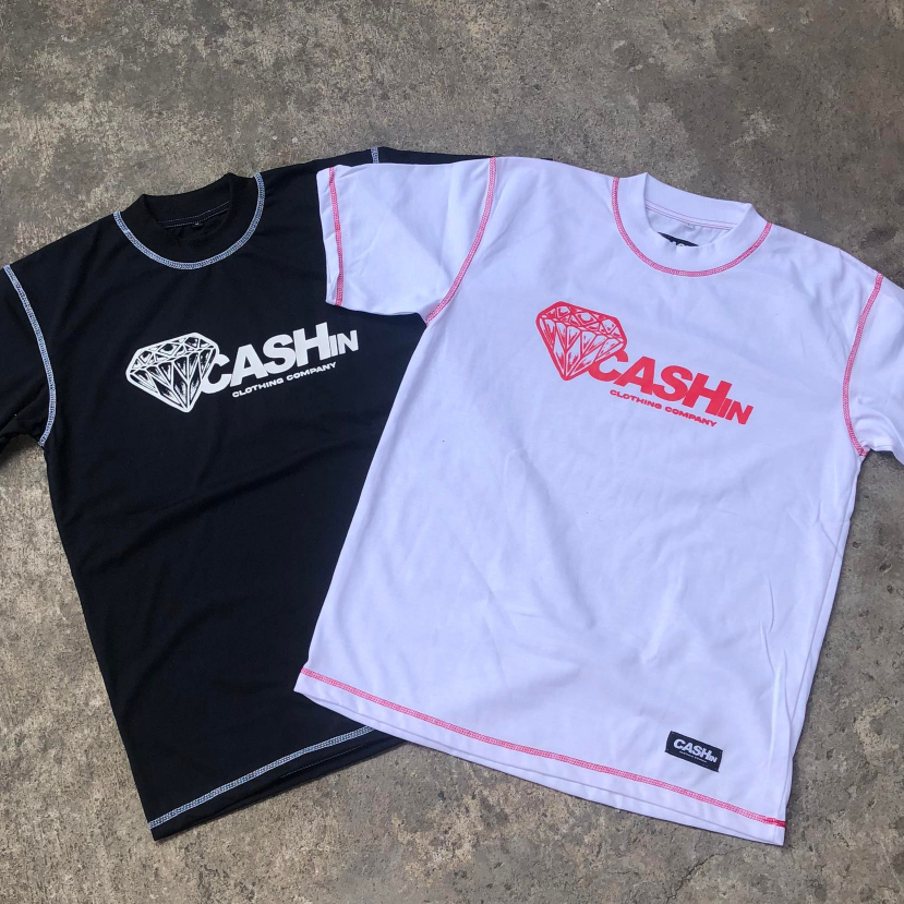 CASHIN REVERSE STITCH DIAMOND OG LOGO | PROCLUB INSPIRED SHIRT | CASHIN ...