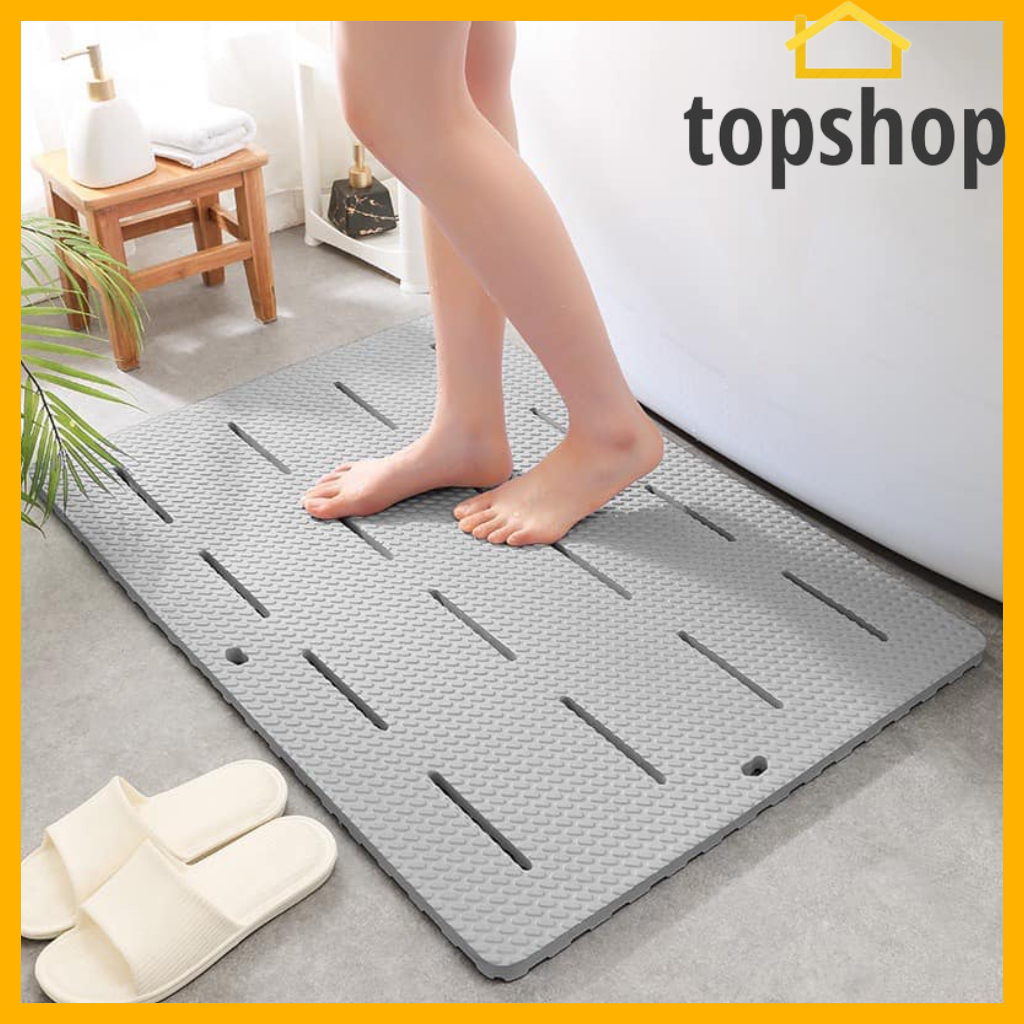 TOPSHOP 1pc EVA Foam Bathroom Anti-slip Shower Mat Floor Mat Toilet ...
