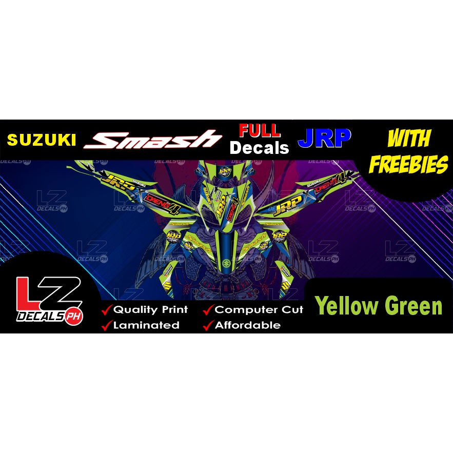 Suzuki Smash 115 JRP Full Decals / Stickers (with freebies) | Shopee ...