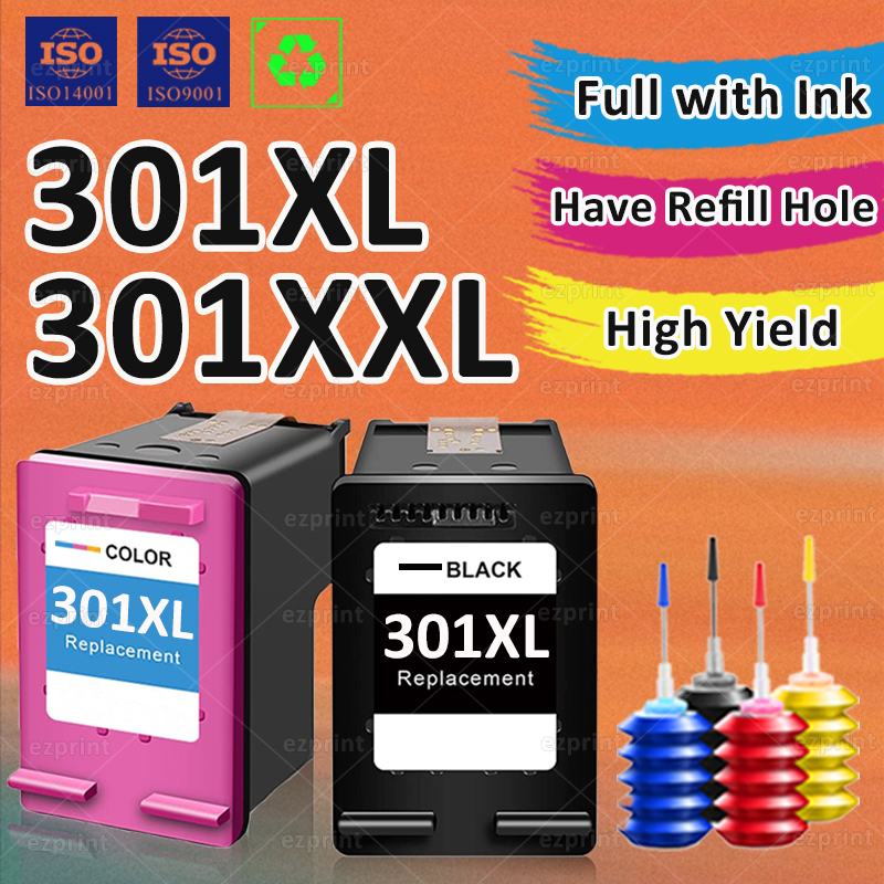 Compatible for HP 301XL Ink Cartridge HP 301XXL Ink HP 301 Ink ...