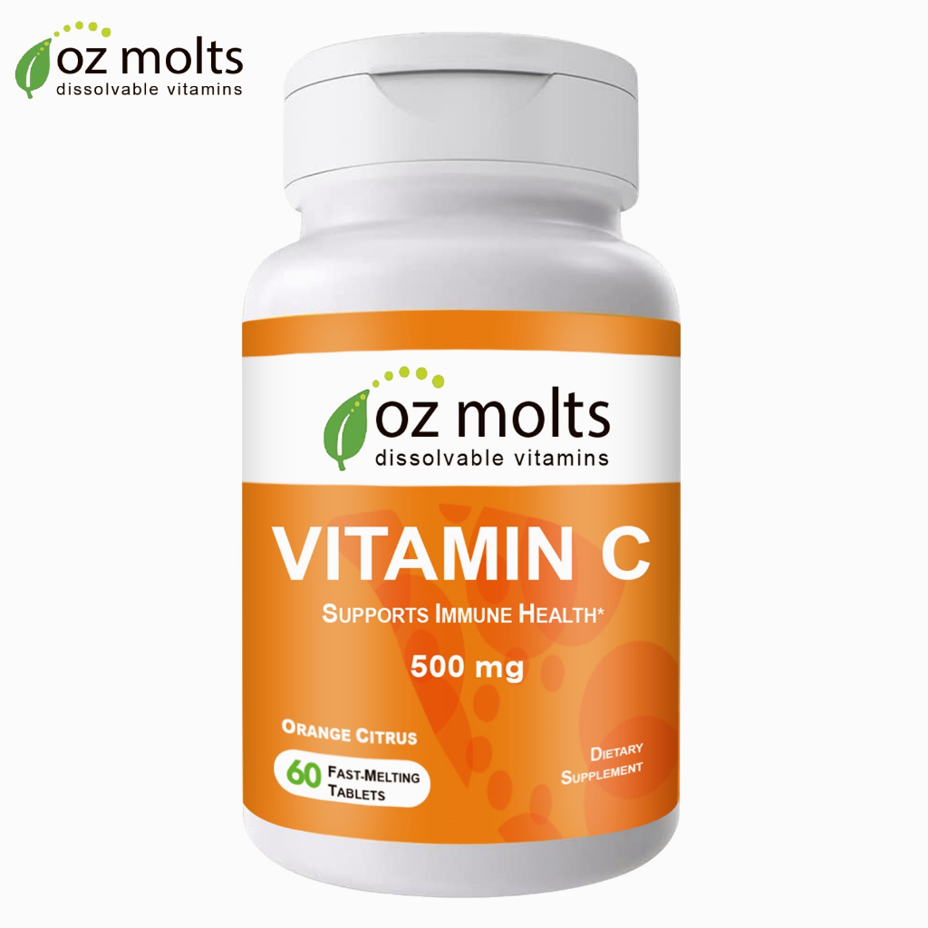 Ozmolts 500mg Vitamin C Chewables Dissolvable Tablets 60pcs | Shopee ...