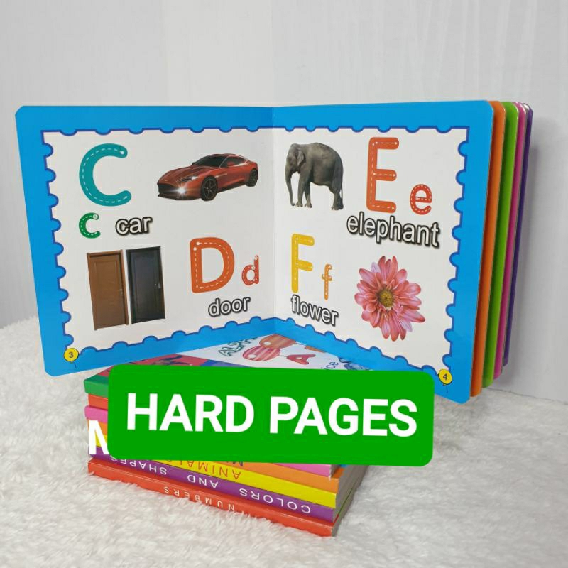 BEST BABY BOOKS HARD PAGES LEARNING BOOKS FOR CHILDREN | Shopee Philippines