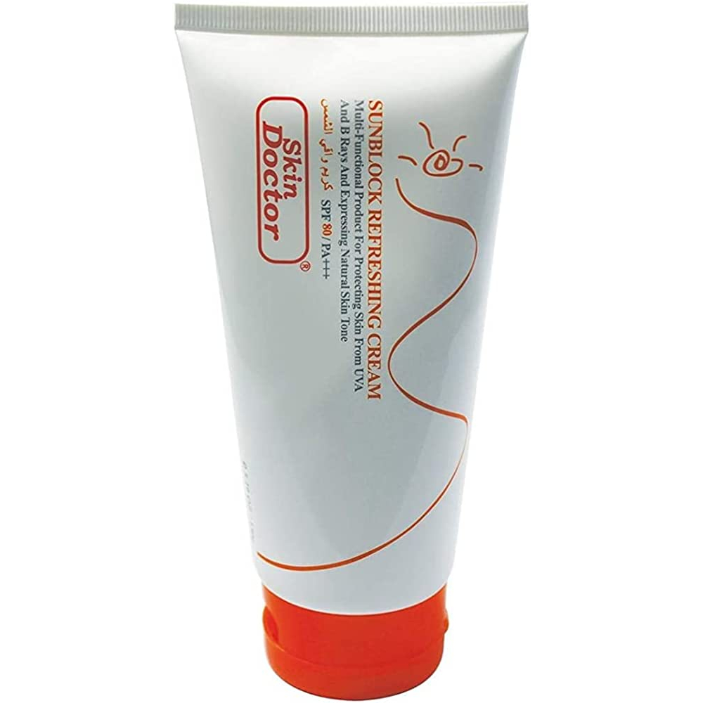 SKIN DOCTOR SUNBLOCK REFRESHING SPF 80 CREAM - 150G | Shopee Philippines