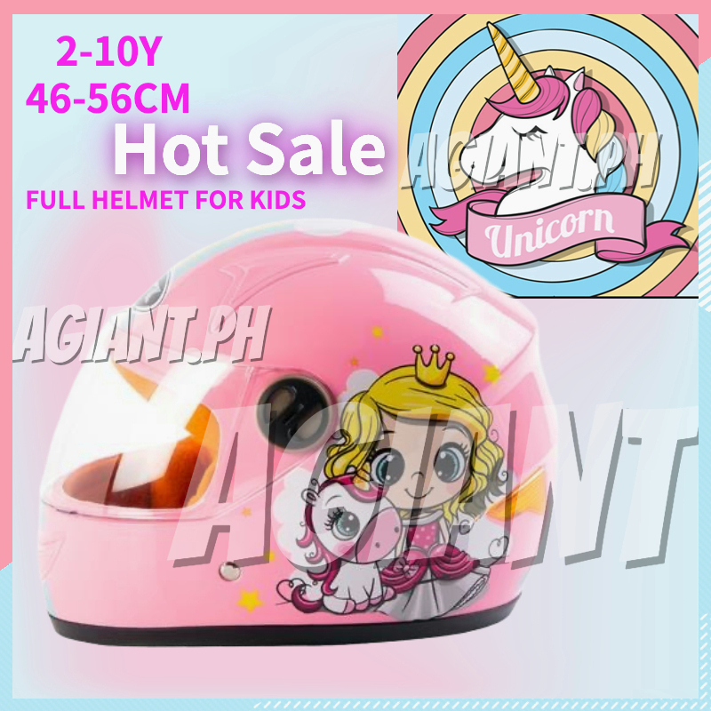 COD Cute Unicorn Full Face Motorcycle Helmet for Kids Girls and Boys 2 ...