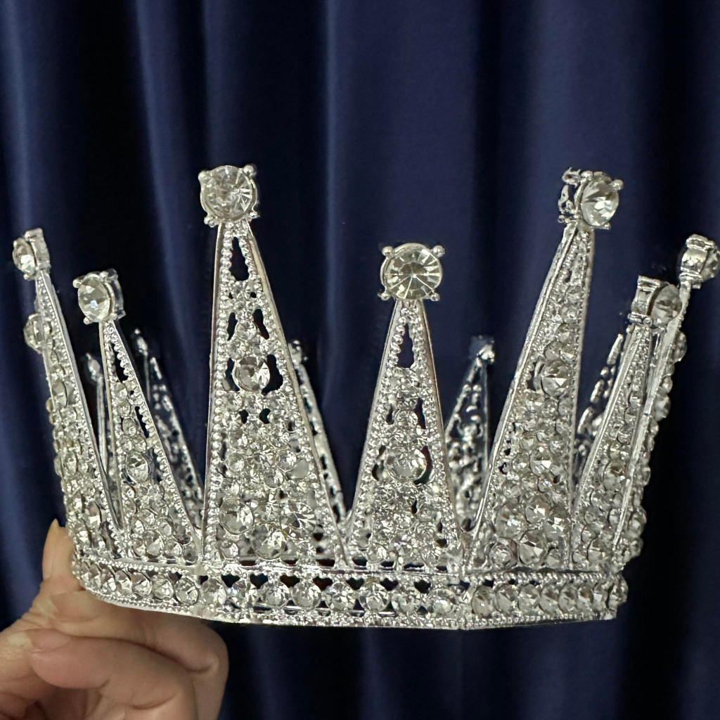 PRINCE ELEGANT PAGEANT CROWN SILVER | PRINCE CROWNS FOR PAGEANT PARTY ...