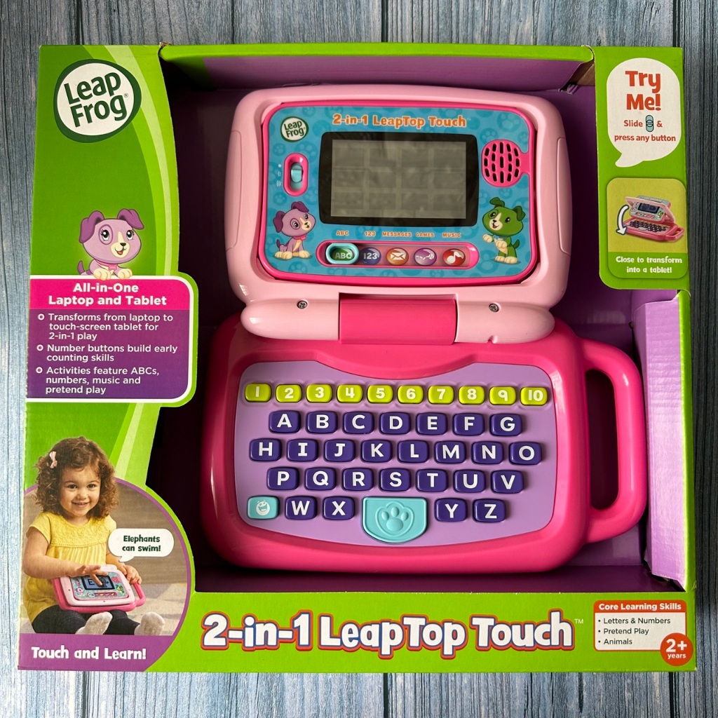 LeapFrog 2-in-1 LeapTop Touch, Pink | Shopee Philippines