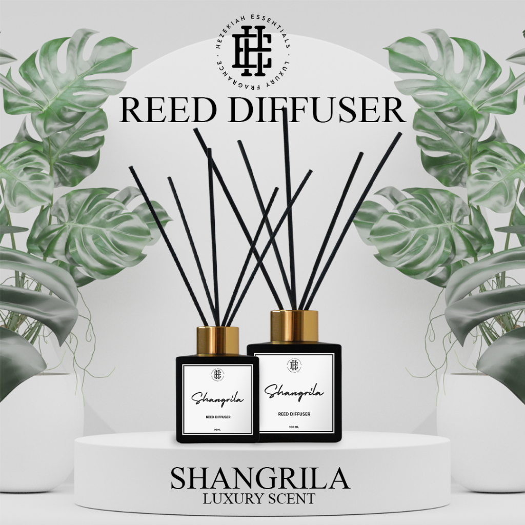 Reed diffuser scents home fragrance (50ml) with 5pcs reed sticks aroma ...