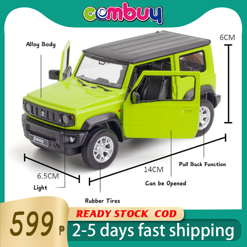 1:26 Suzuki Jimny Diecast Car Model Alloy Sound and Light Pull Back Toy ...