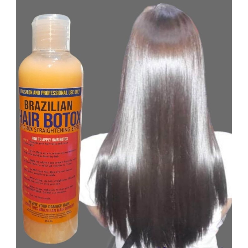 BRAZILIAN HAIR BOTOX UP TO 80%straightening effect | Shopee Philippines