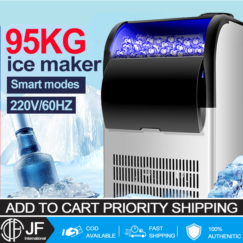 95/75/25KG automatic ice maker machine for business mini ice crasher ...