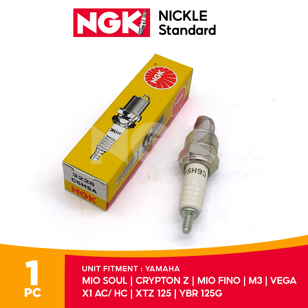NGK Spark Plug Motorcycle Standard Yamaha Mio Soul i Fino Vega Crypton ...