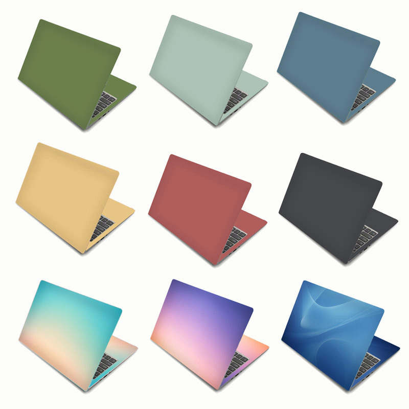 Plain Solid Pure Color Vinyl Universal Laptop Skin Sticker Notebook ...