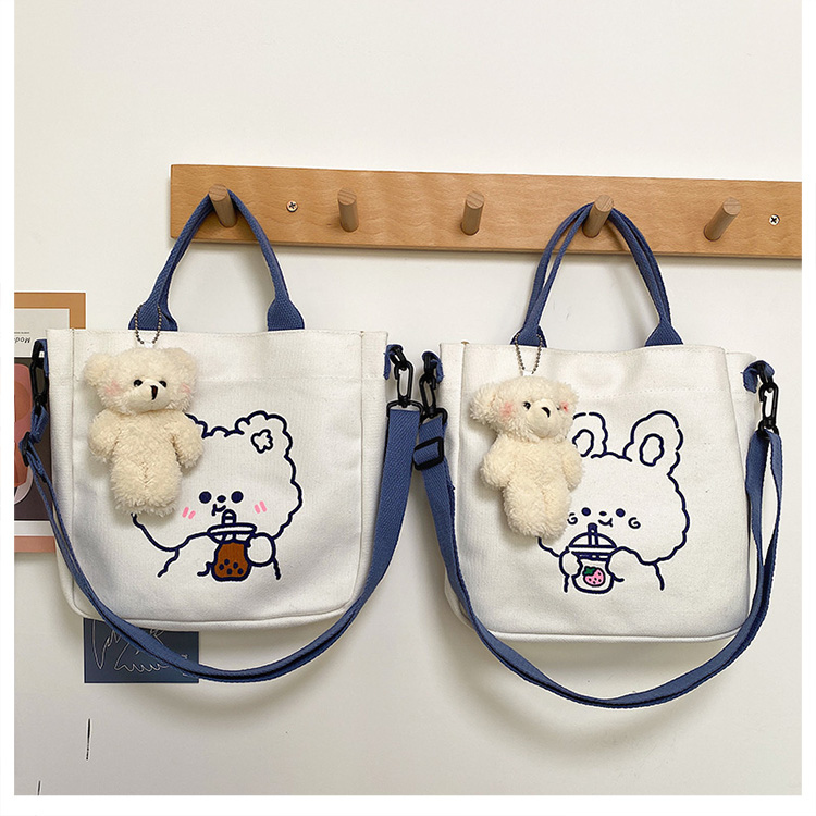 Women Crossbody Bag Cute Tote Bag Shoulder Bag Canvas Bag Student Bag ...